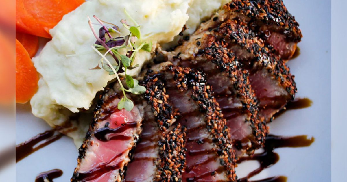 Seasoned Ahi Steak - Abs Over Sixty - Kim Hamilton, Dubbo